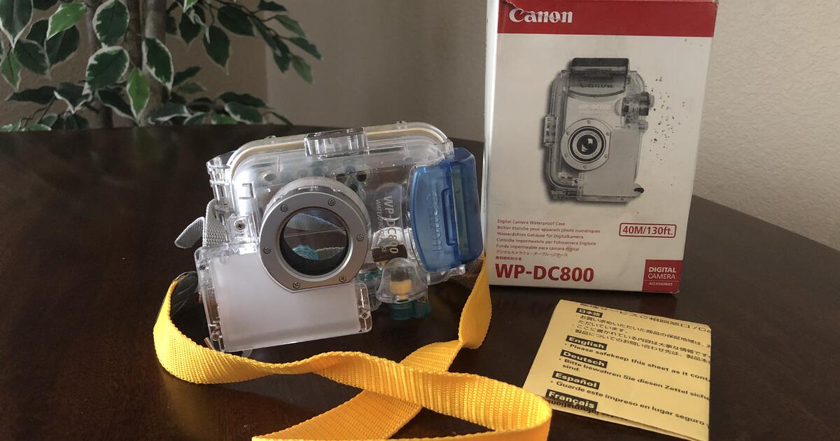 CANON WATERPROOF DIGITAL CAMERA CASE WP-DC44 for $15 in El Dorado Hills ...
