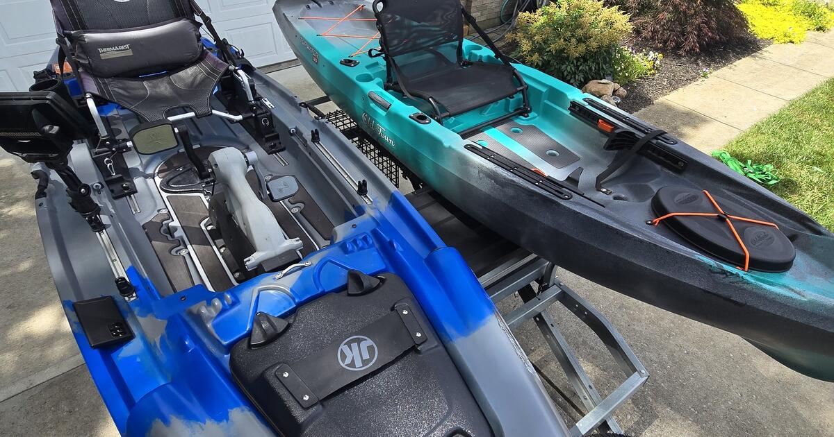 Jackson Big Rig Fishing Kayak & Oldtown Fishing Kayak With Malone Kayak ...