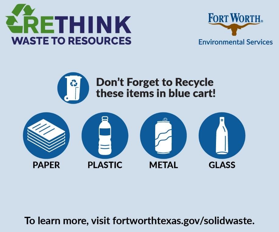 CFW: It’s back to the basics for recycling. (Fort Worth Community ...