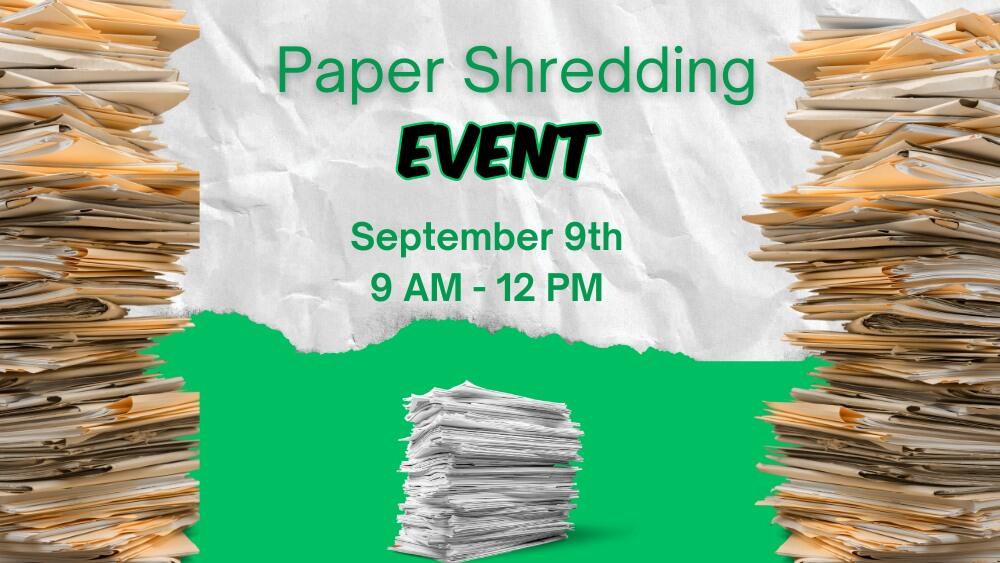 UPCOMING SHREDDING EVENT: Join the Matteson Area Public Library for a ...