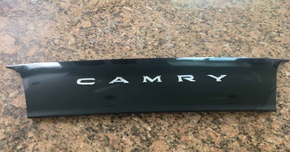 NEW Toyota Camry back door garnish tail finish panel Sedan with Toyota ...