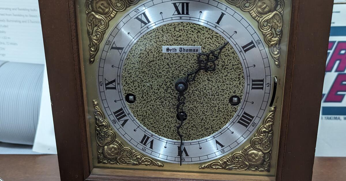 Seth Thomas 8-Day Clock Legacy 3W Model 1314-000 for $45 in Fircrest ...