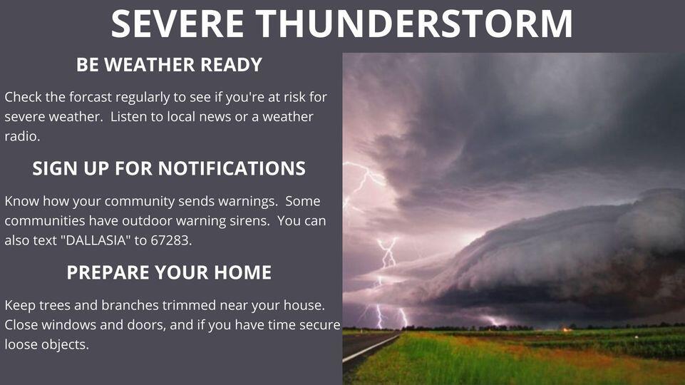 Today starts Severe Weather Awareness Week 2023. (Dallas County ...