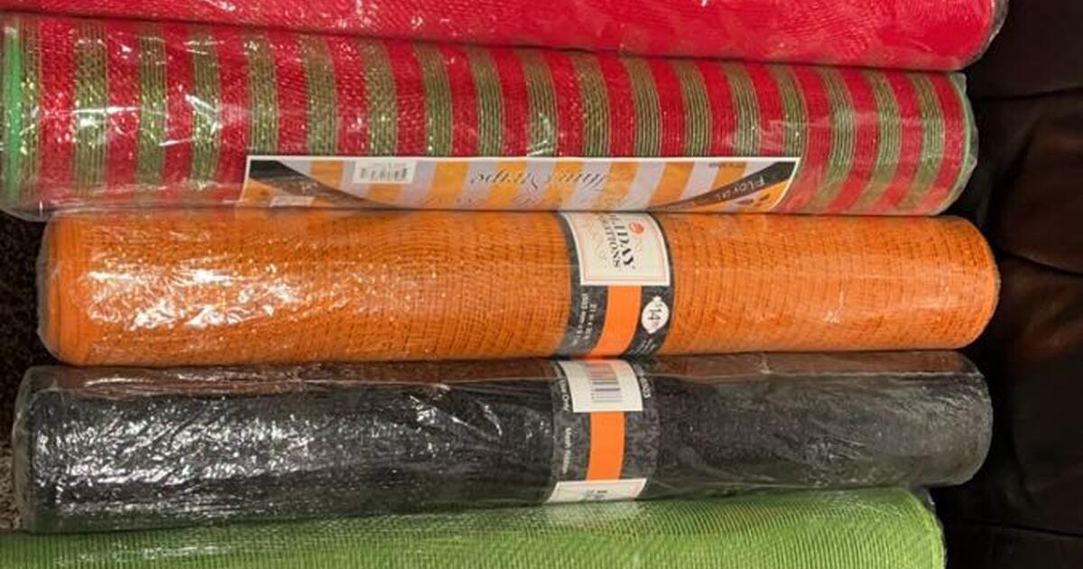 Deco Poly Mesh Rolls for $10 in Philomath, OR | For Sale & Free — Nextdoor