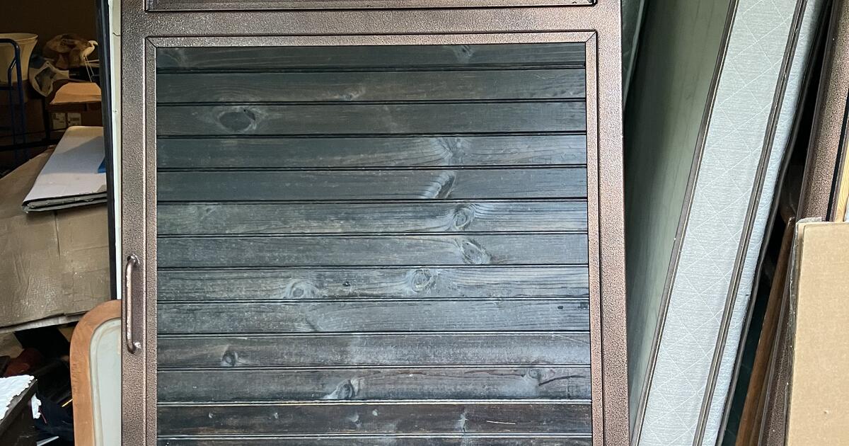 Gorgeous Elegant Unique Custom Metal and Wood Barn Door for $2900 in ...