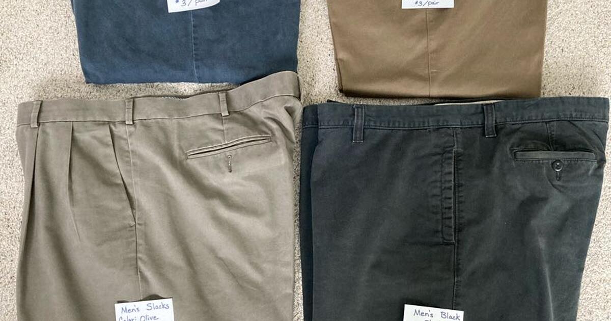 Men’s 42” & 44” Waist Slacks for $2 in Springfield, OH | For Sale ...