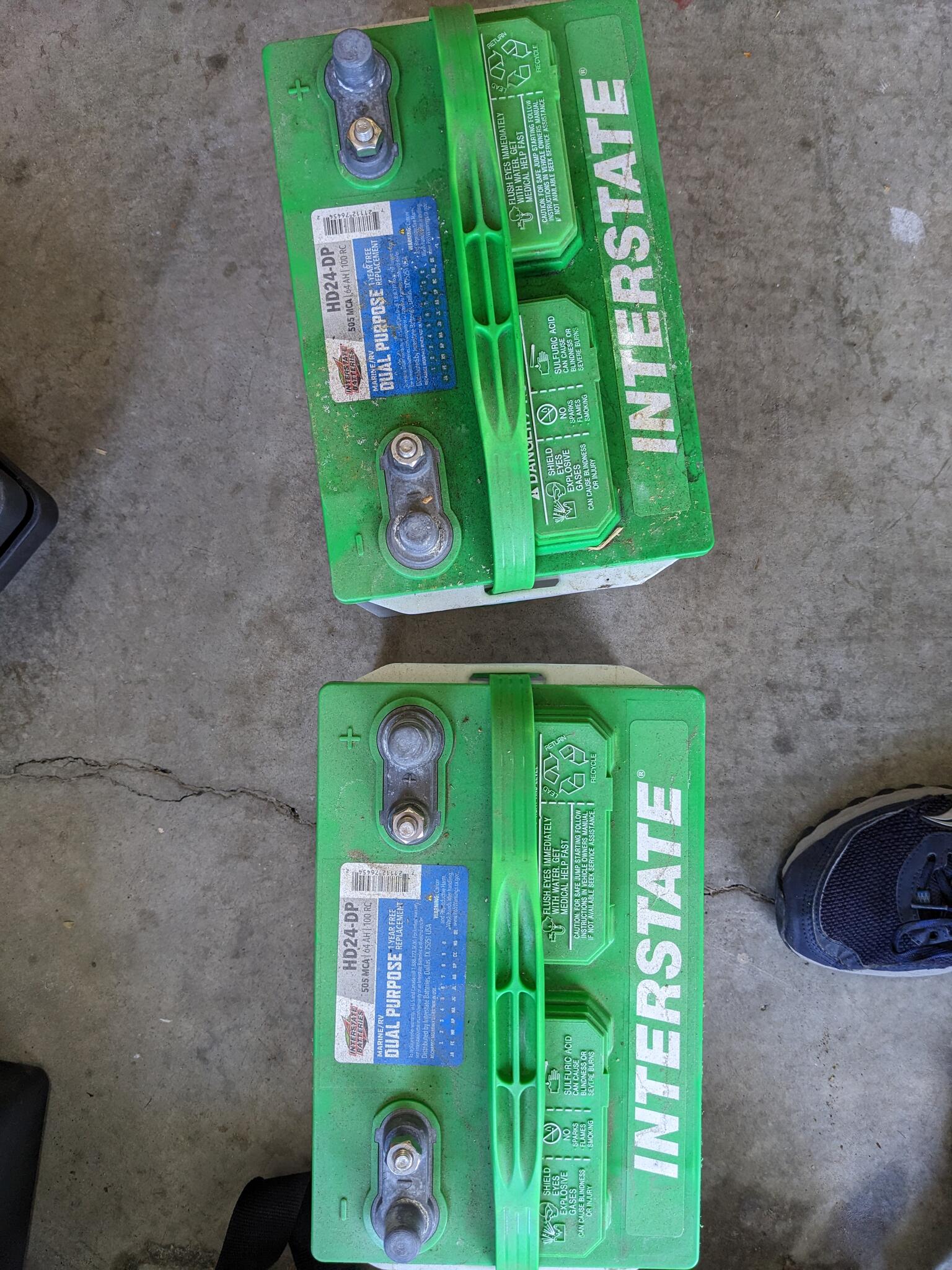 Two Interstate HD24-DP Marine/RV batteries for Free in Parker, CO | For ...