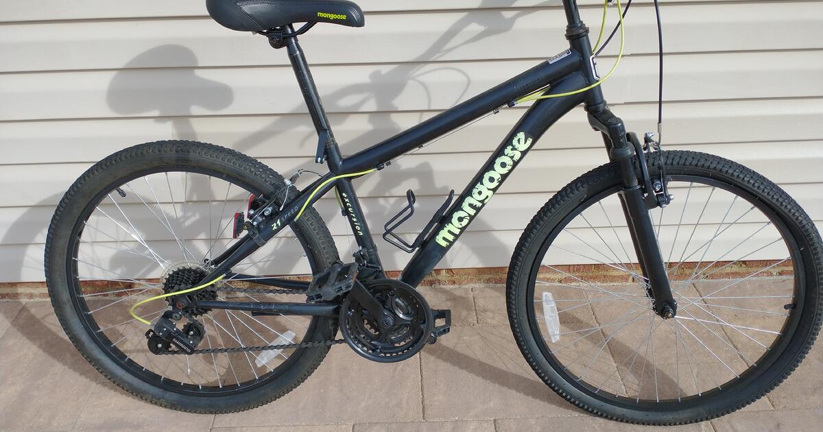 Mongoose 24-in. Excursion Mountain Bike, Black and Yellow, 21 Speed for ...