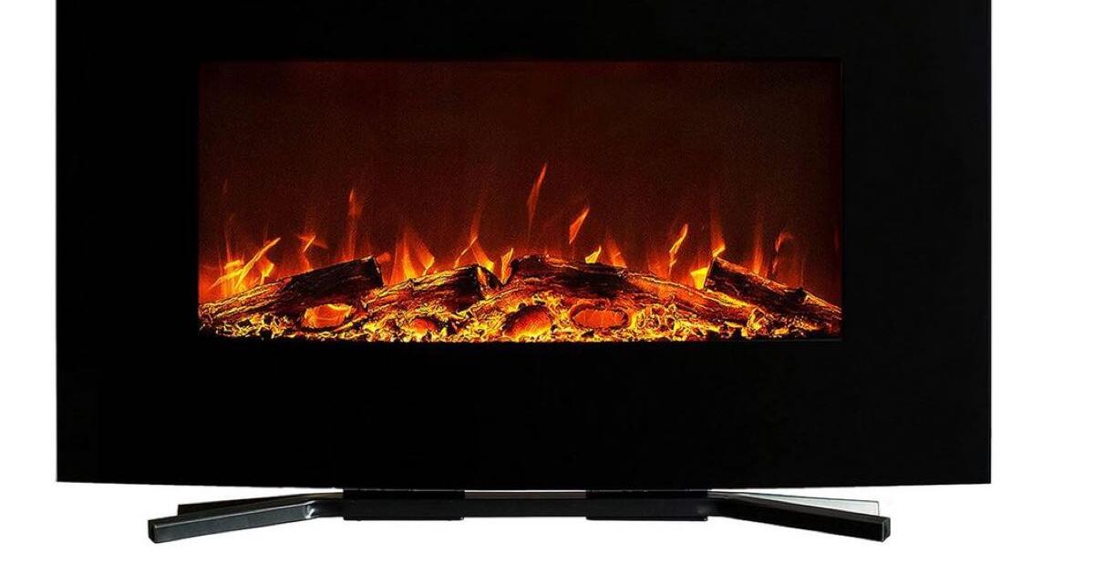 Curved Fire Place Heater Brand New in original Box for $60 in West ...