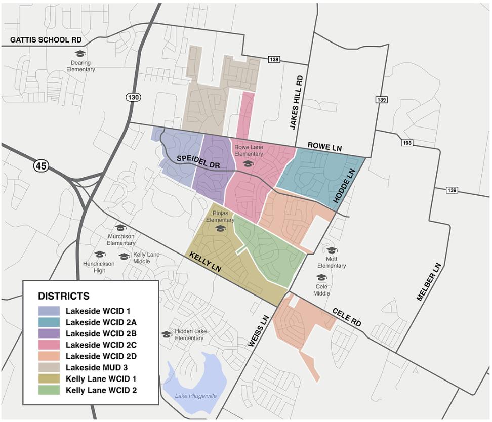 Management of water and wastewater services for Lakeside WCID’s #1, 2A ...