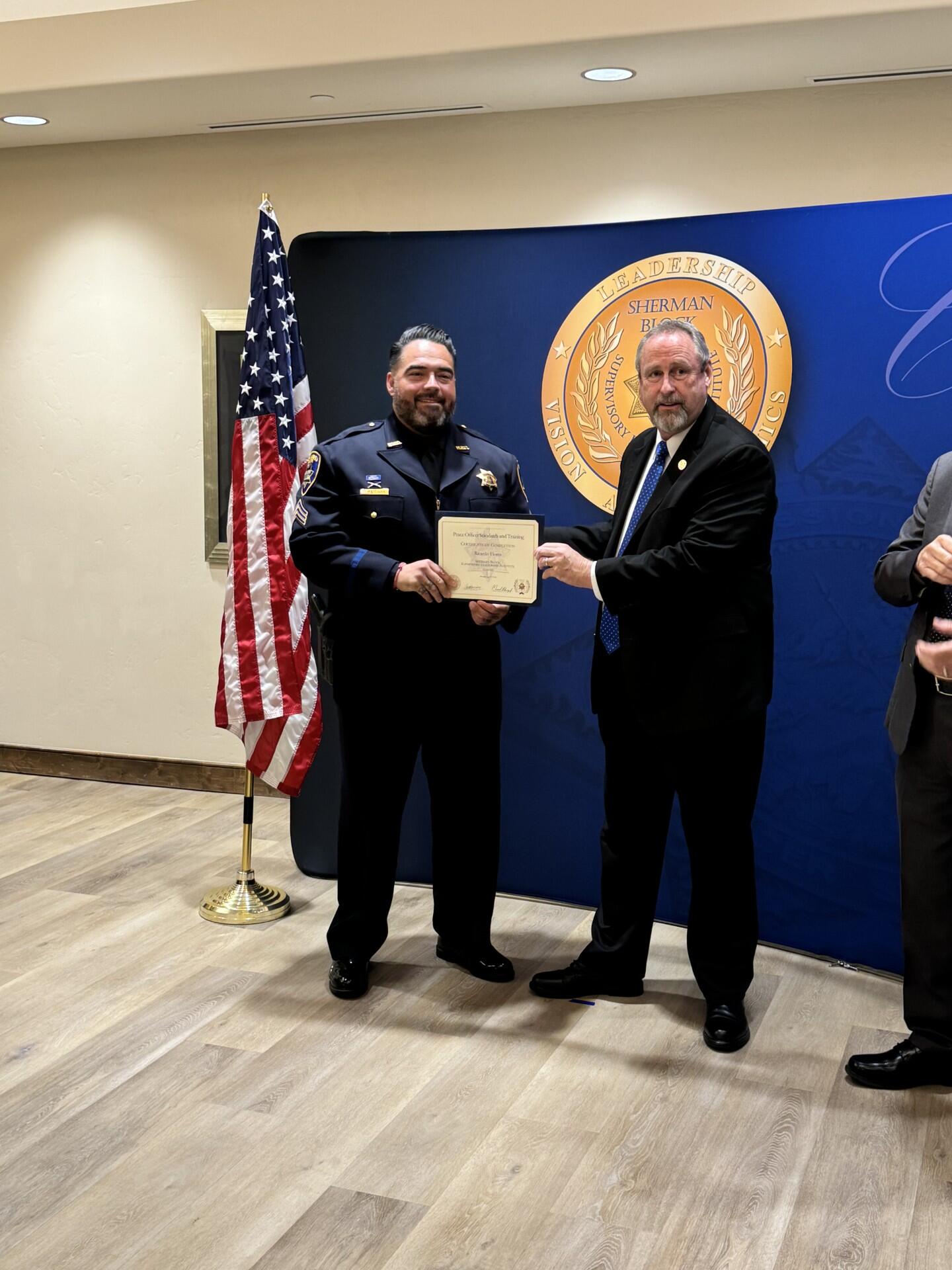 We are thrilled to announce that Sergeant Rick Flores has graduated ...