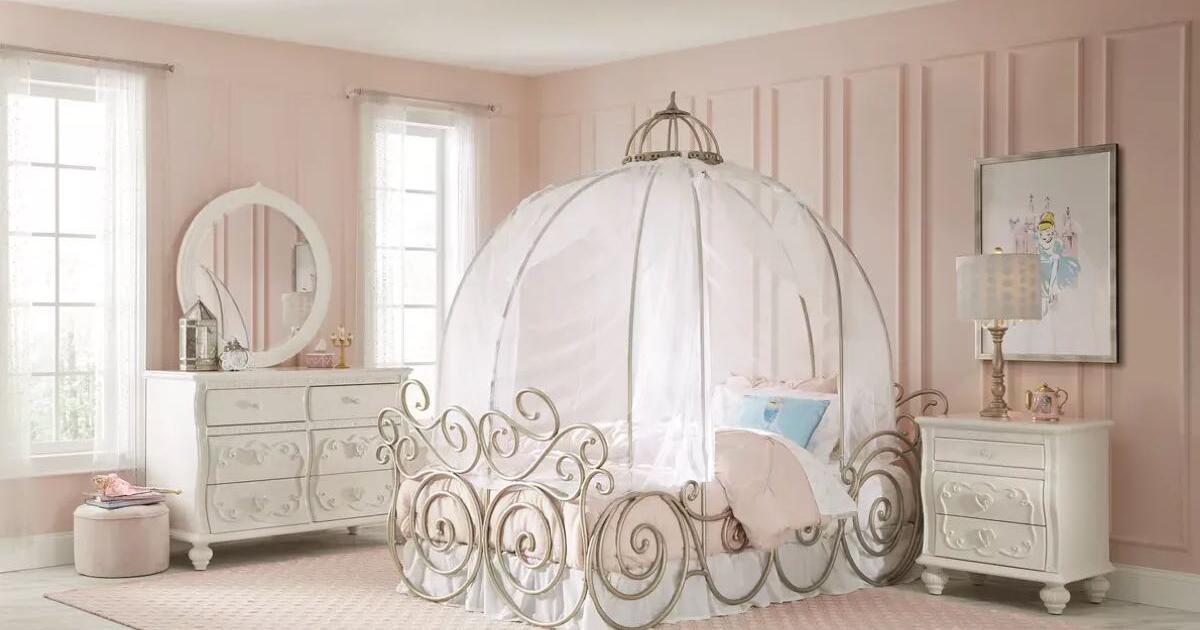 Disney Princess Cinderella Carriage Bed Frame Full for $210 in Chapel ...