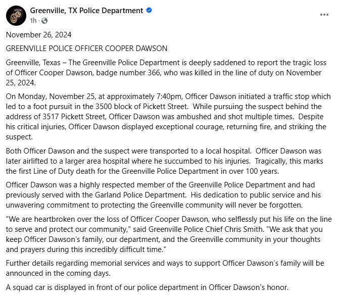 It is with immense sadness that we inform you about the tragic loss of ...