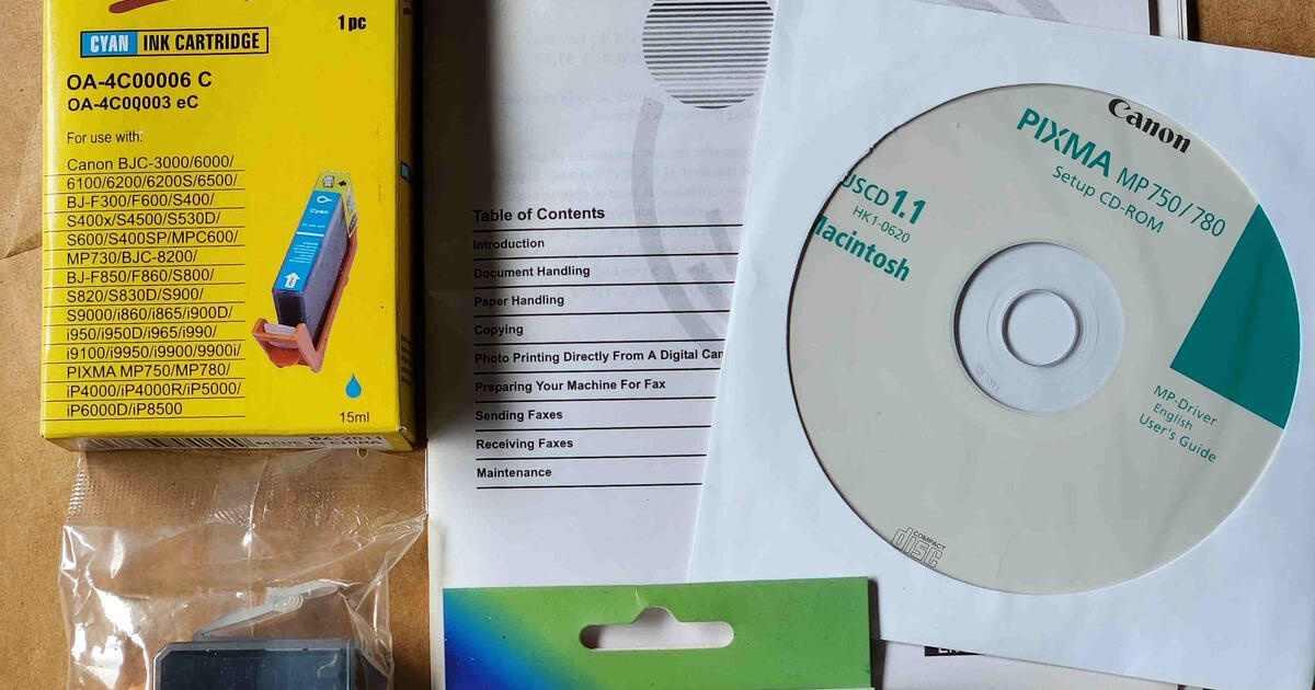 FREE - Ink for Canon MP780 MP750 etc for Free in Seattle, WA | Finds ...