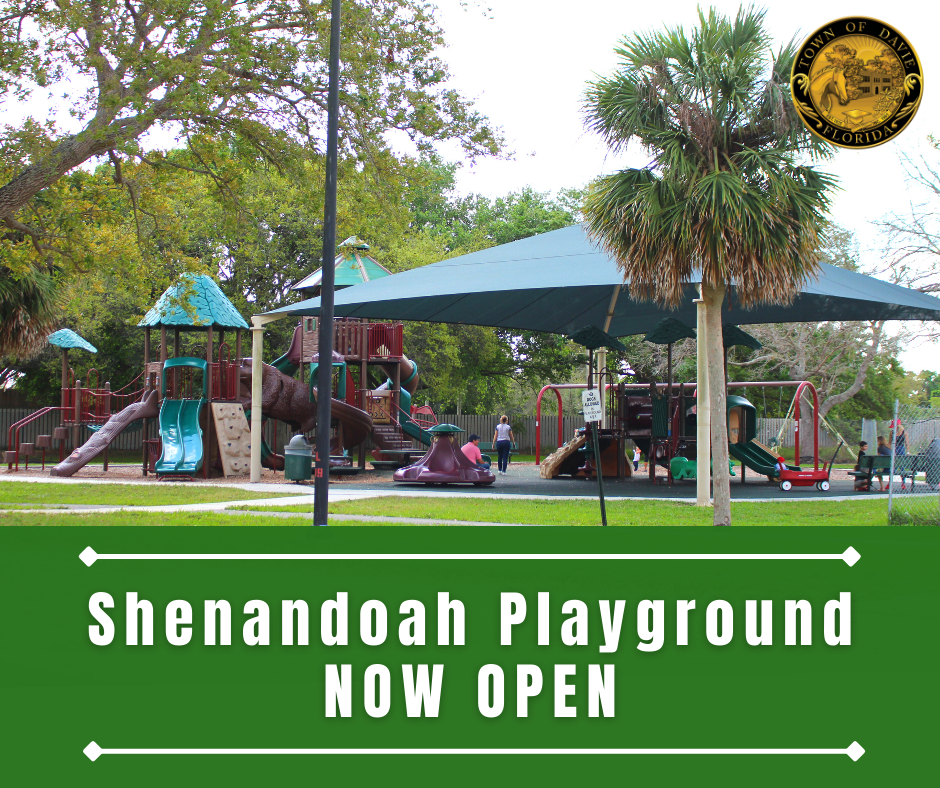 Shenandoah Park Playgrounds Reopen Today (Town of Davie) — Nextdoor ...