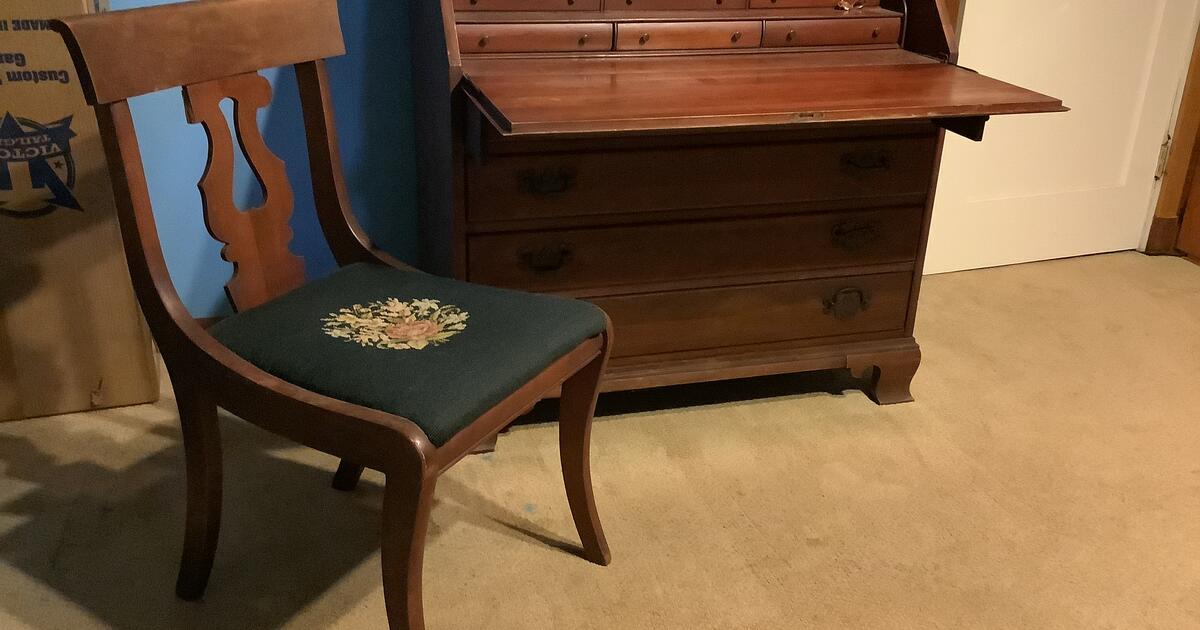 Breakfront secretary desk with chair for Free in Sacramento, CA | For ...