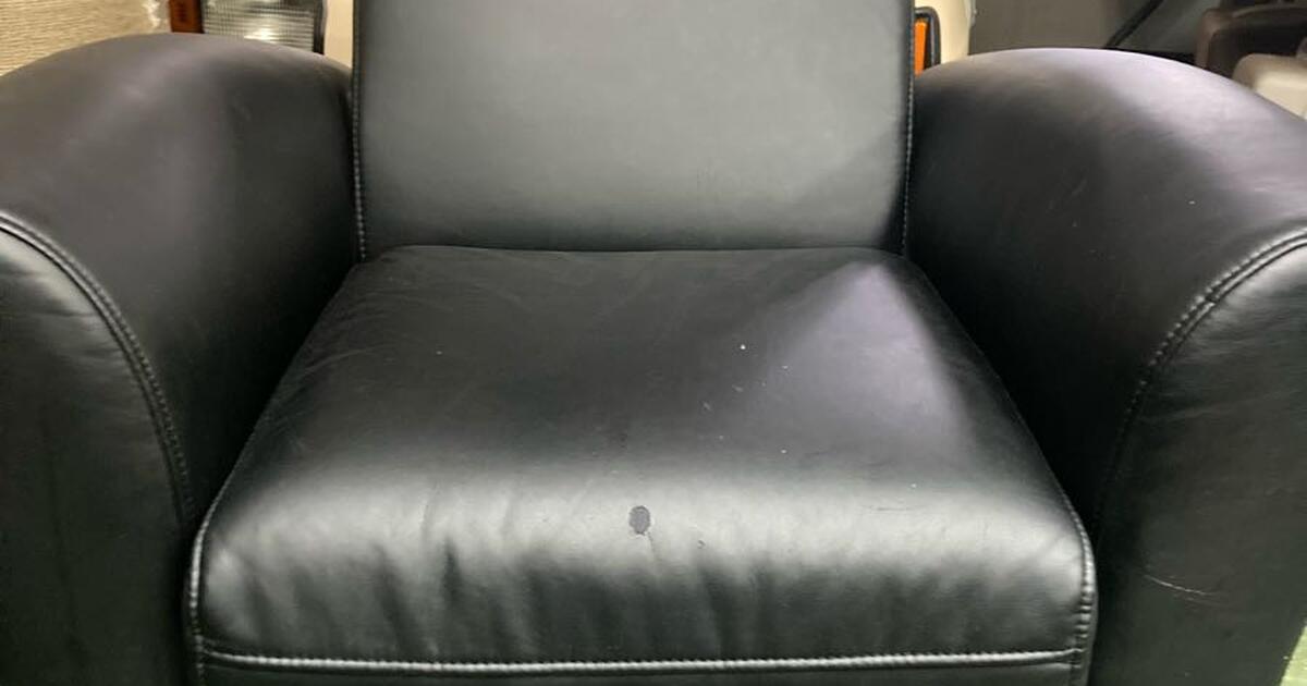 Lorell Leather Lounge Chair for $50 in Fair Oaks Ranch, TX | For Sale ...