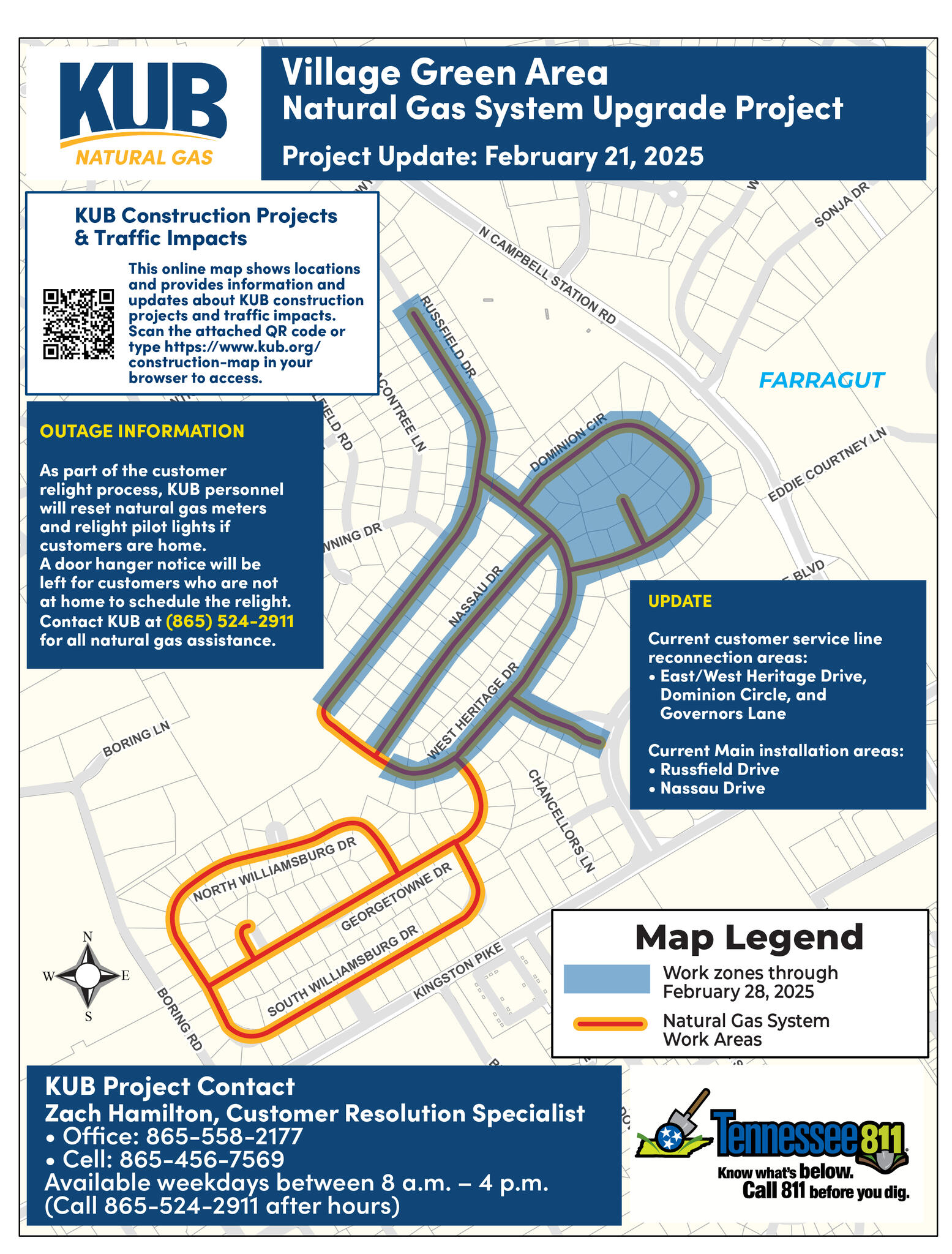 February 21, 2025 - Please see the attached updated map for the KUB ...