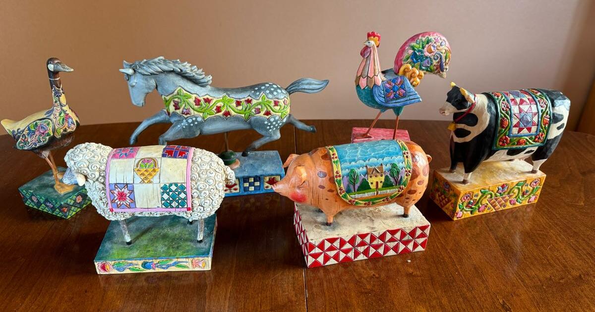 Jim Shore Farm Animal Figurines for $100 in Olympia, WA | For Sale ...