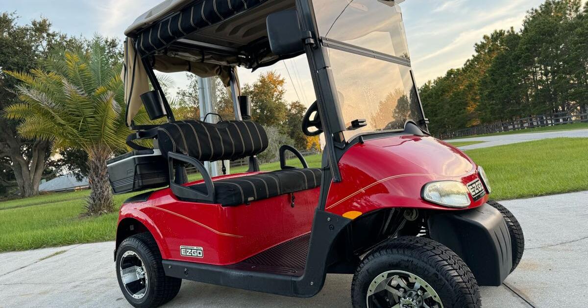 Ezgo rxv high speed super fast golf cart for $5495 in Clermont, FL | For Sale & Free — Nextdoor