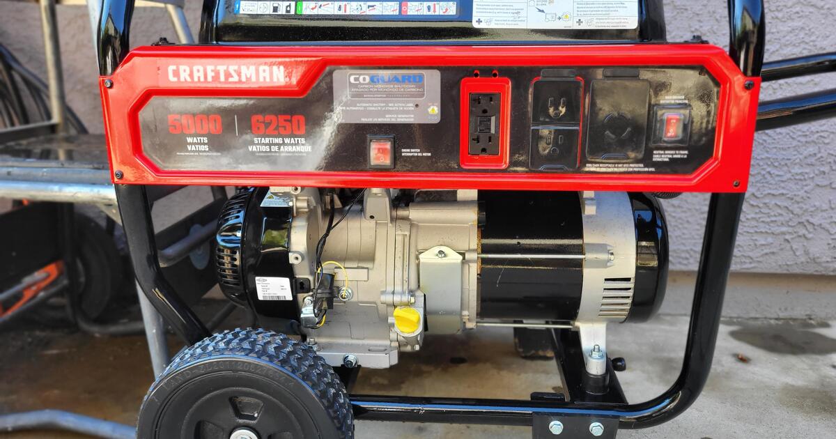 Craftsman 5000 watt generator. Never used for $400 in Folsom, CA | For ...