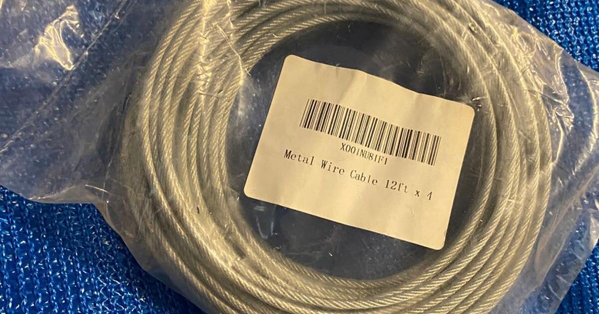 NEW Metal Wire Cable 12ft for $2 in Davis, CA | For Sale & Free — Nextdoor