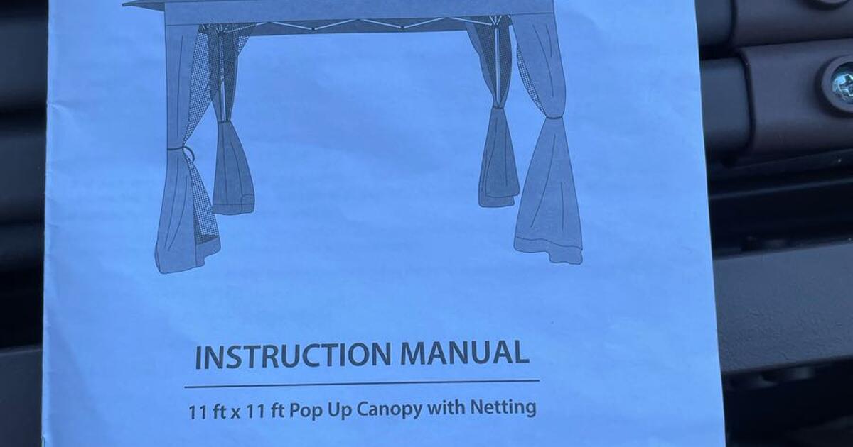 11 ft x 11 ft Pop Up Canopy FRAME ONLY for Free in San Rafael, CA | For ...