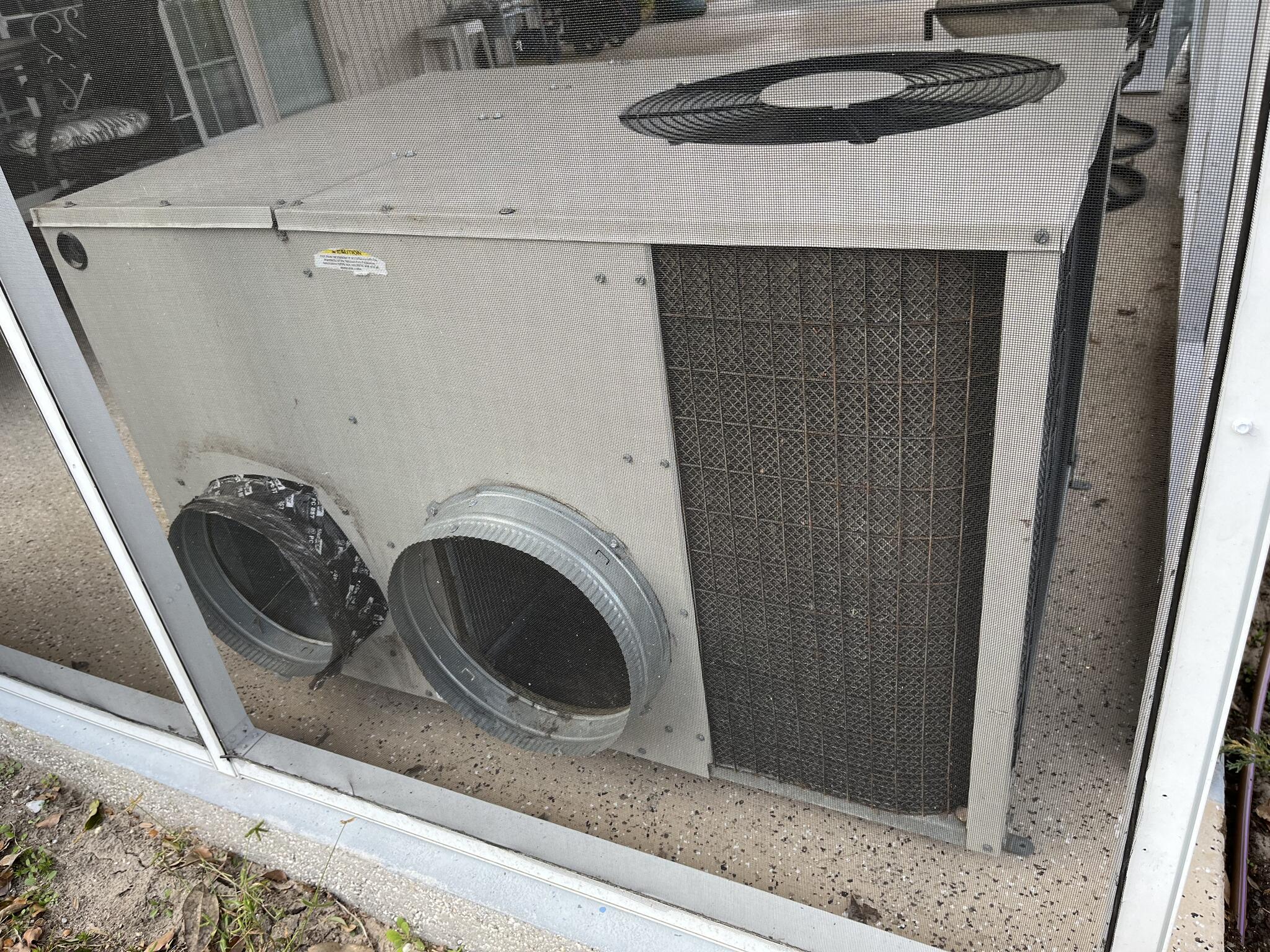 Frigidaire Mobile home package Air Conditioner - 3 1/2 Tons, with heat ...