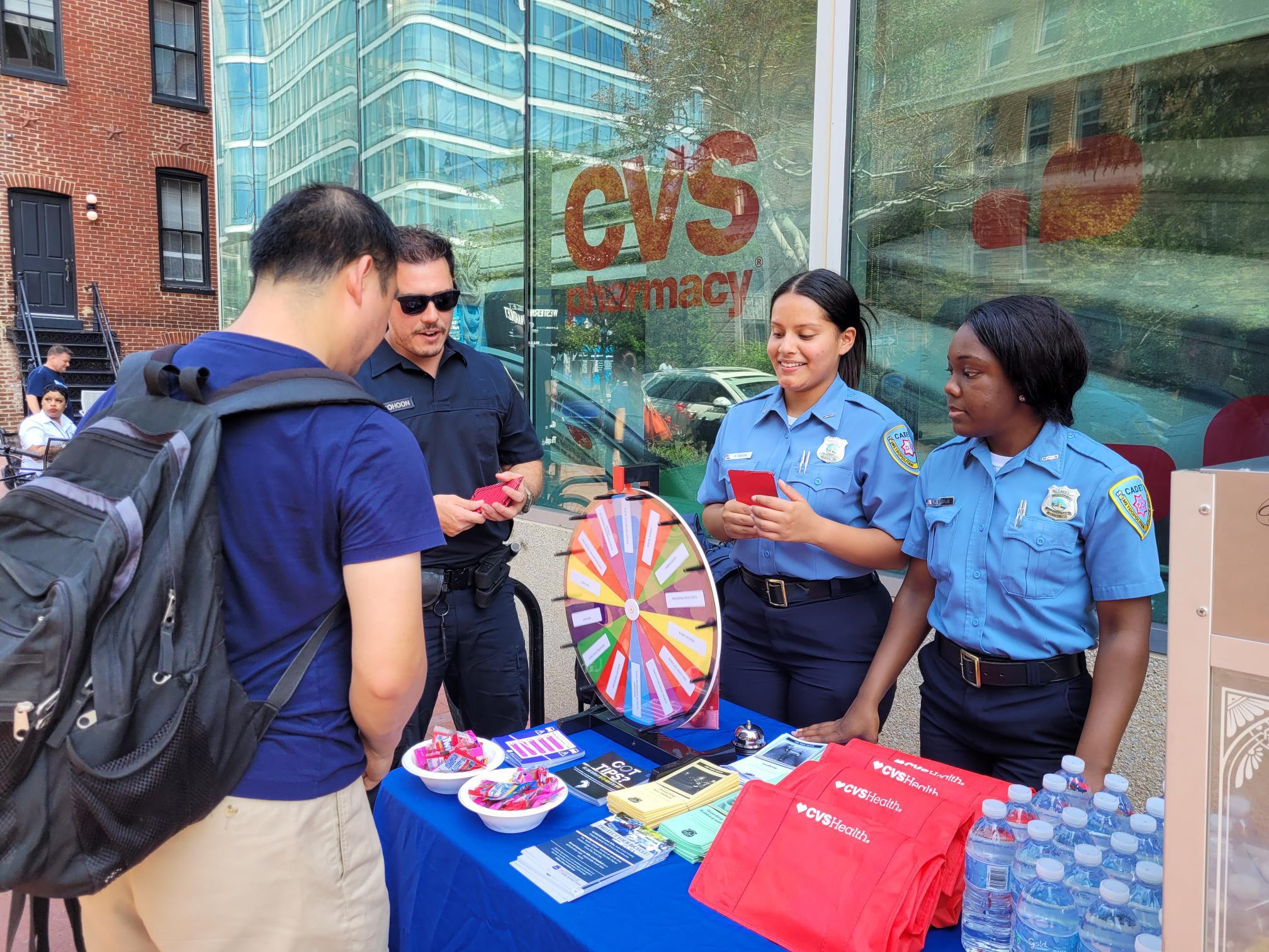 Today the 2D Outreach Team and CVS hosted a Welcome Back/Campus Safety ...