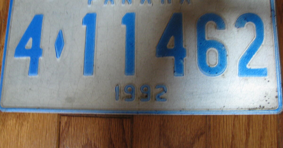 Panama License Plate for $40 in Hernando, FL | For Sale & Free — Nextdoor