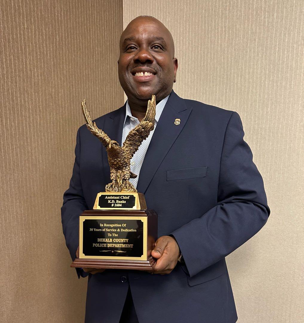 Honoring 30 years of service to the DeKalb County Police Department ...