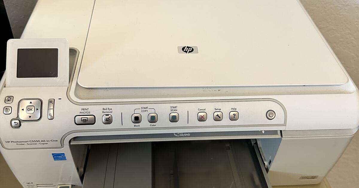 HP printer, scanner, copier all in one ink jet printer for $75 in ...