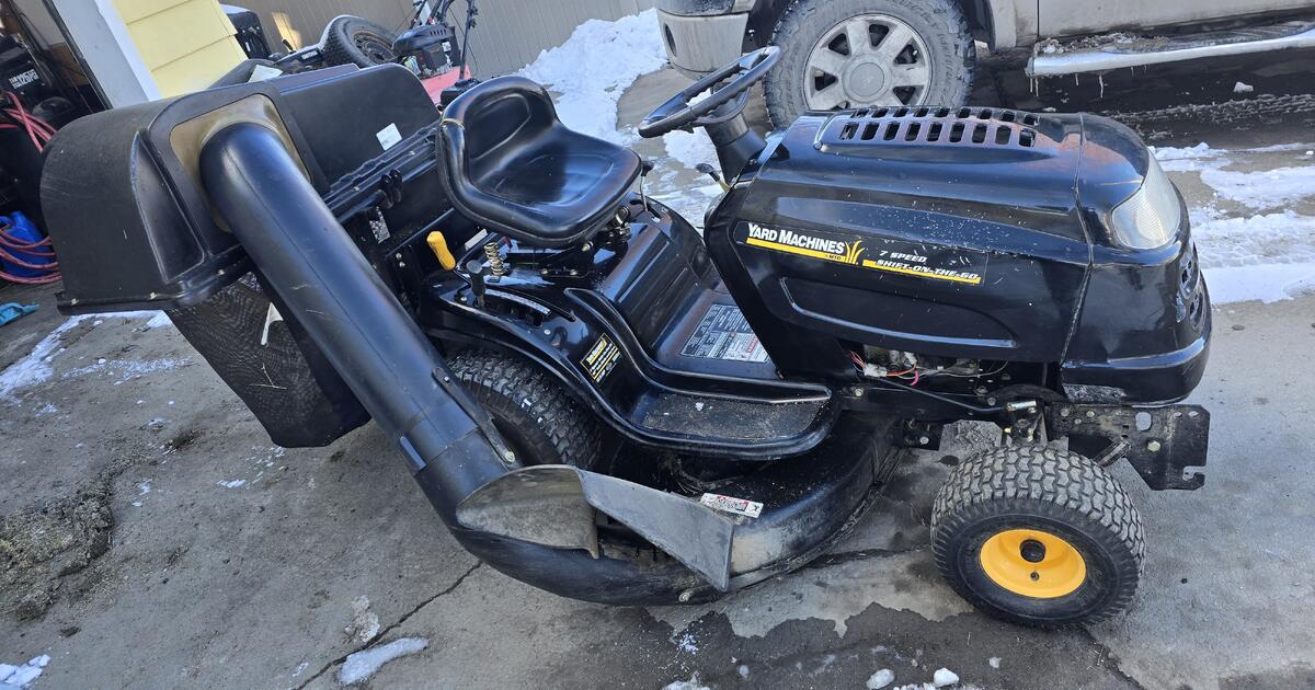 Yard Machines Riding Mower With Bagger for $800 in Helena, MT | For ...