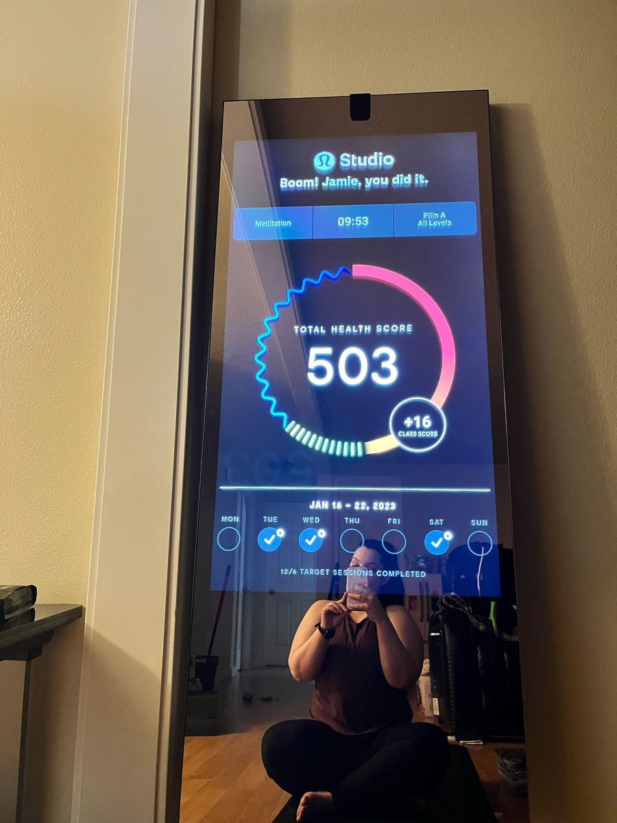 Peloton x lululemon studio mirror and accessories in Seaside, OR | For ...