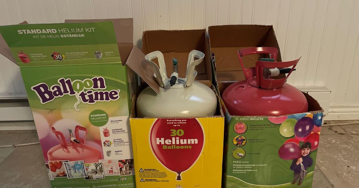 Helium Tanks - not new but still have plenty for a party. Must leave by ...