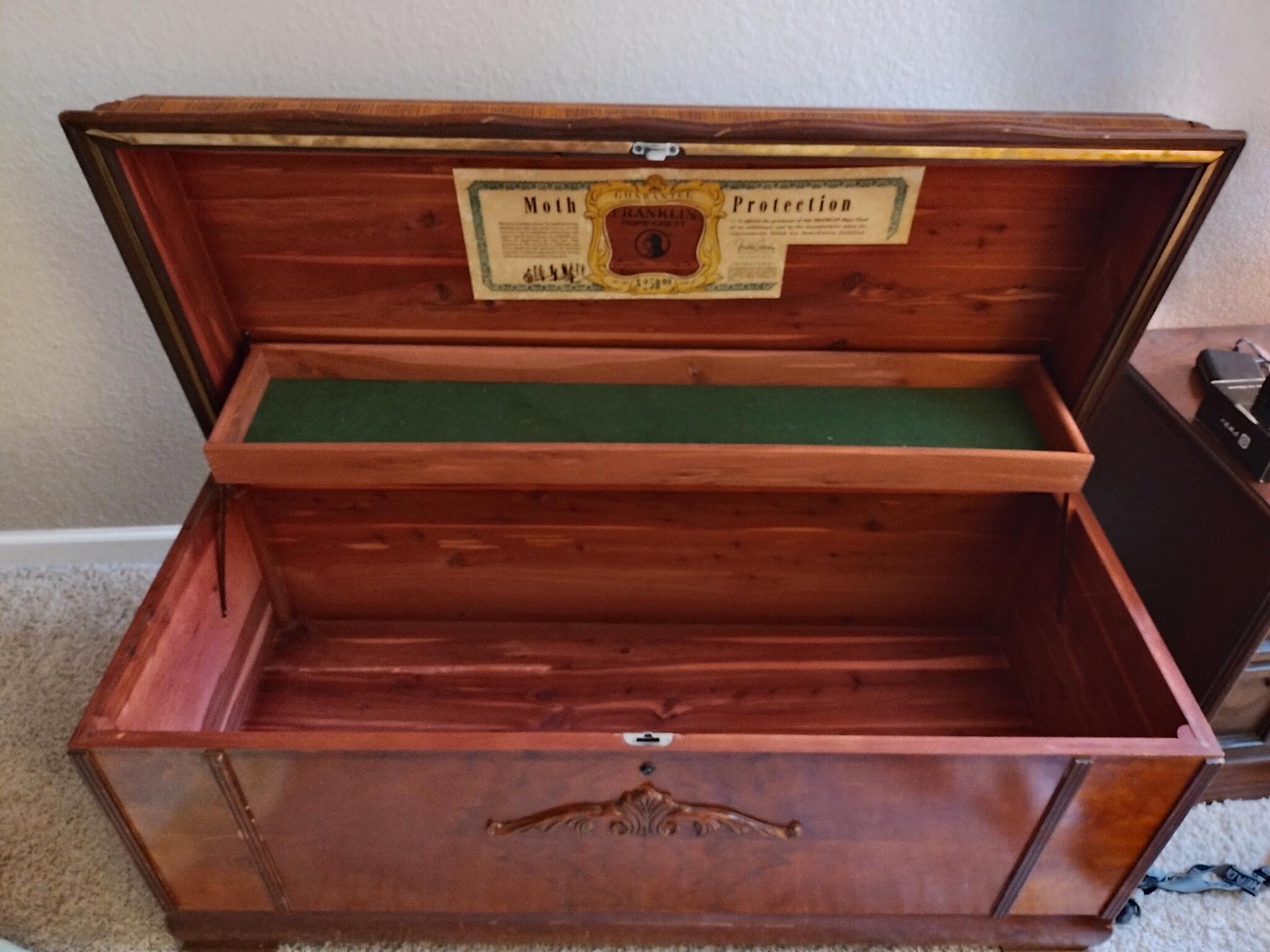 Franklin Shockey Cedar Chest Art Deco 1940 s Stunning For 600 In Tigard OR For Sale Free Nextdoor