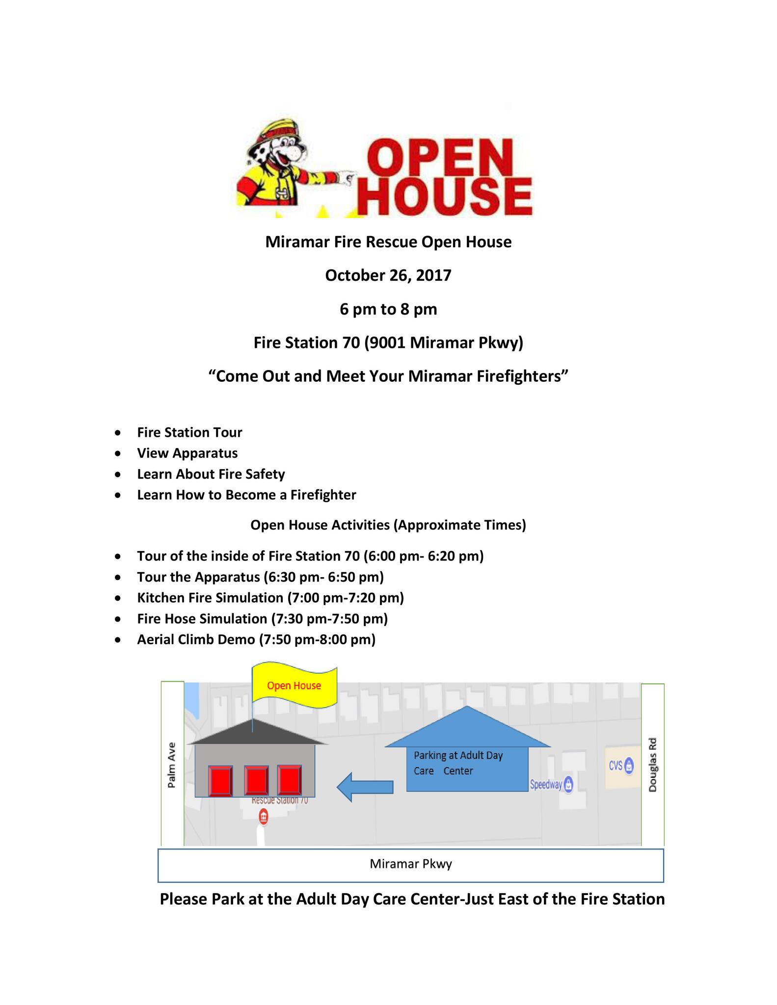 Miramar Fire-Rescue Open House - “Come Out and Meet Your Miramar ...