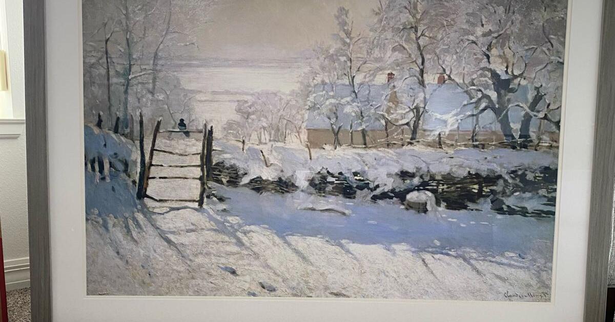 Large Monet Framed Art Print for $75 in The Villages, FL | For Sale ...