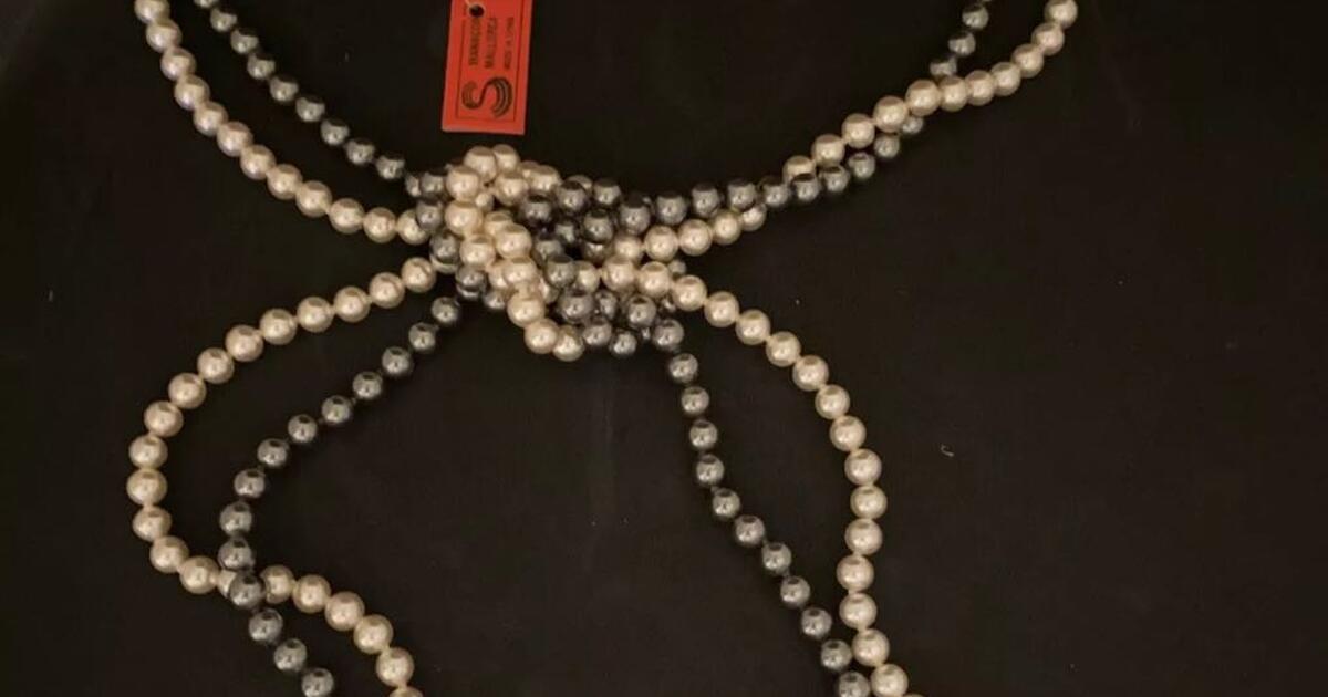 Pearls Manacor Majorca Spain Gorgeous Perlas Sureda White & Grey NEW 43 ...