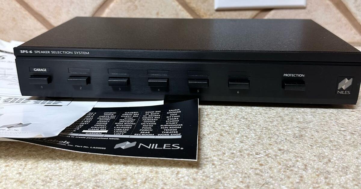 Niles SPS-6 Speaker Selection System for Free in Frisco, TX | For Sale ...