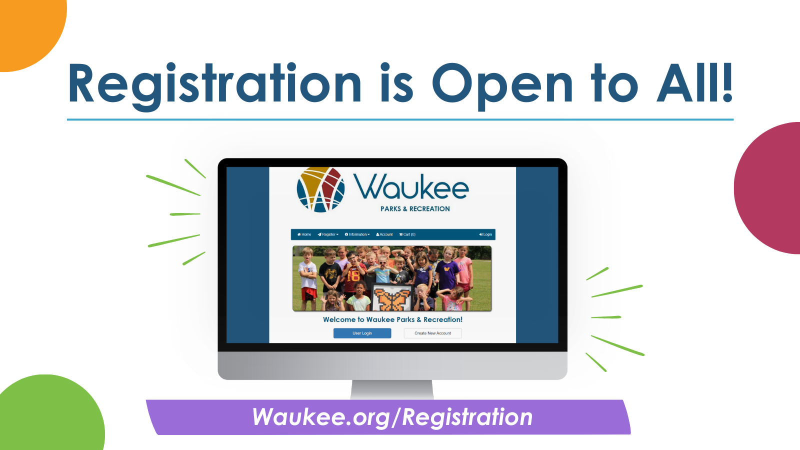 Registration for our Parks and Recreation programming is now open ...