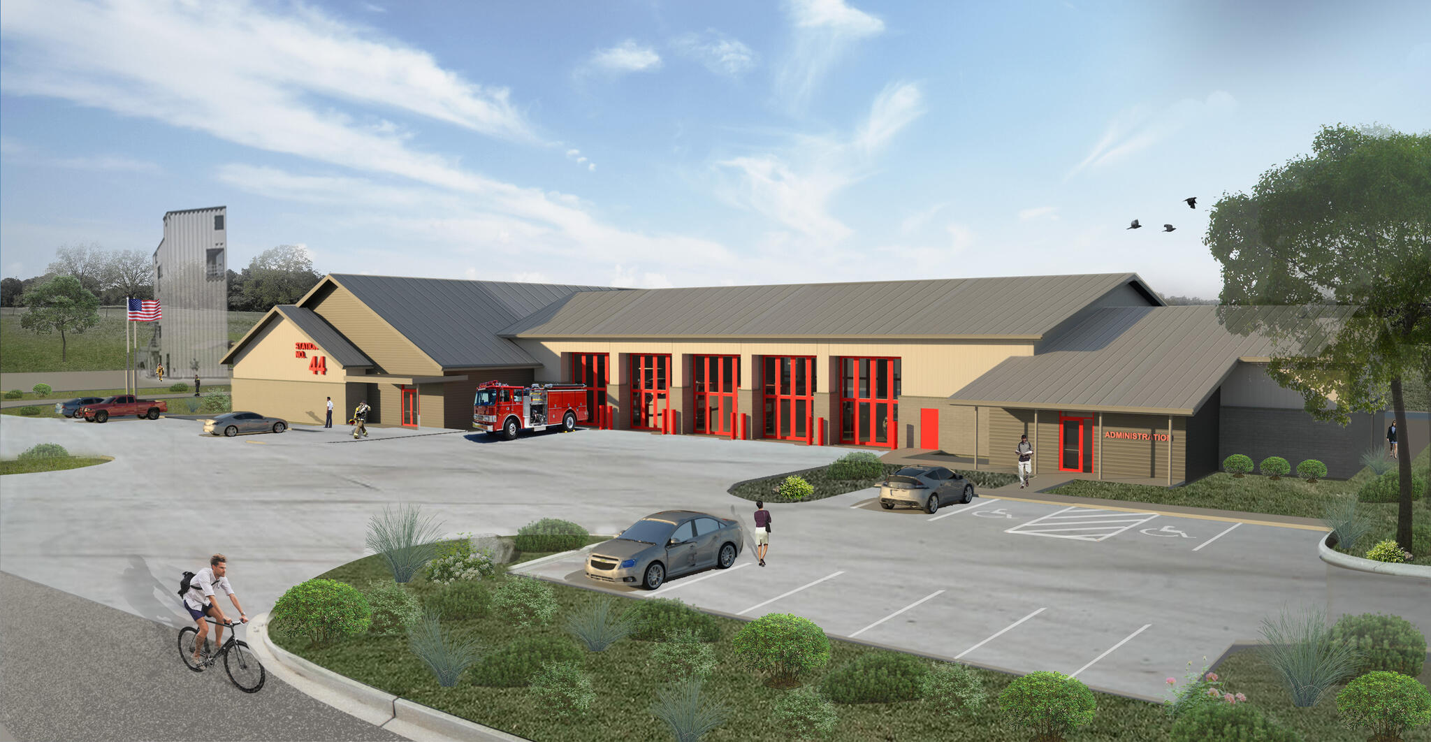 New fire station construction (Northwest Volunteer Fire Department ...