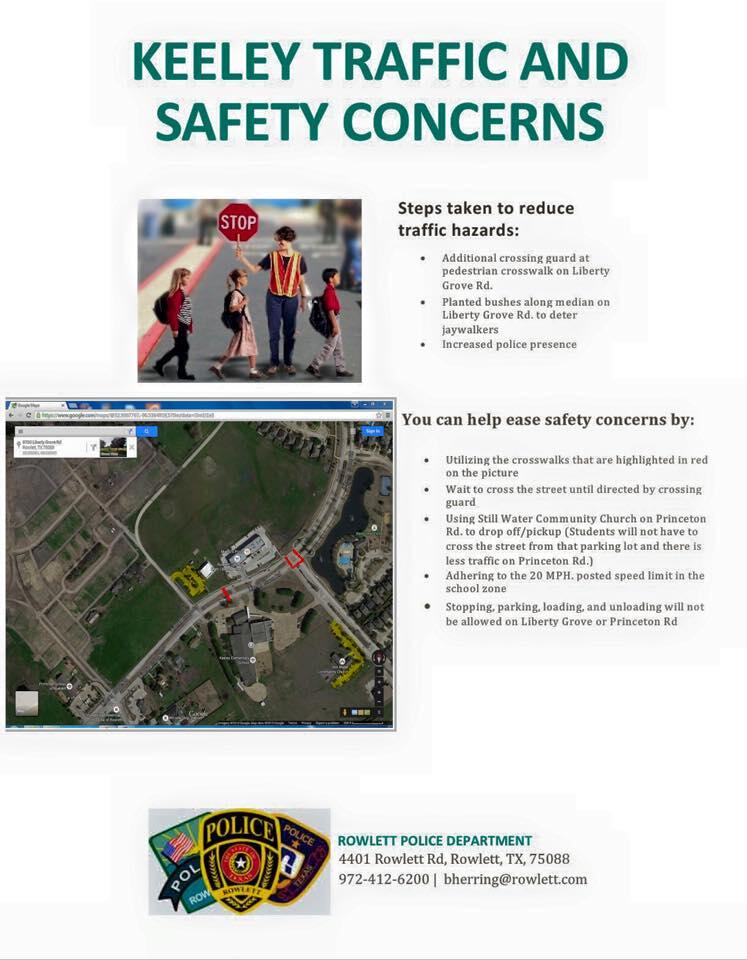 Keeley Elementary School Zone Safety (Rowlett Police Department ...