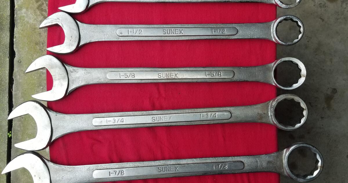 Sunex Wrench Set JUMBO WRENCH SET (SAE) for $100 in Norfolk, VA | For ...