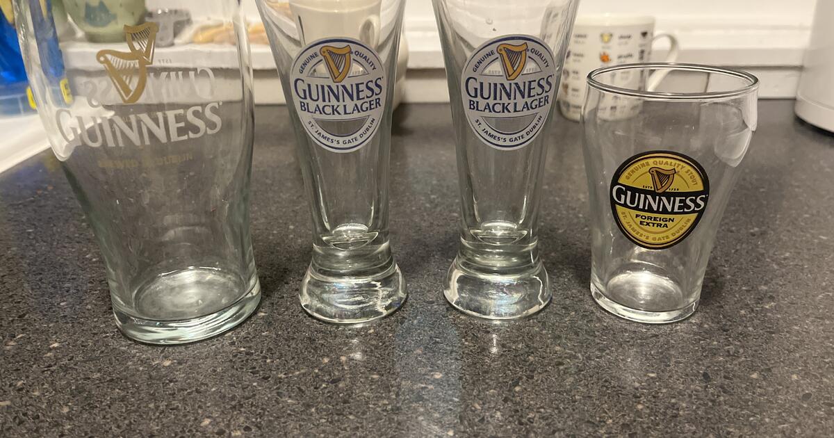 Set of 4 Guinness Glasses for Free in Shoreline, WA | For Sale & Free ...