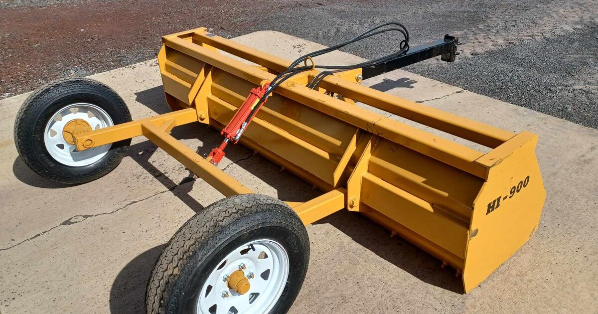 USED 9' Pull Behind Box Blade w/ Hydraulic Wheel Kit for $1550 in ...