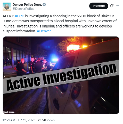 SUSPECT ARRESTED IN BLAKE STREET HOMICIDE (Denver Police Department ...