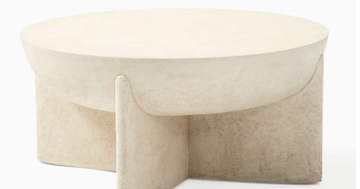 Brand New West Elm Monti Lava Stone Coffee Table for $300 in Carmel ...