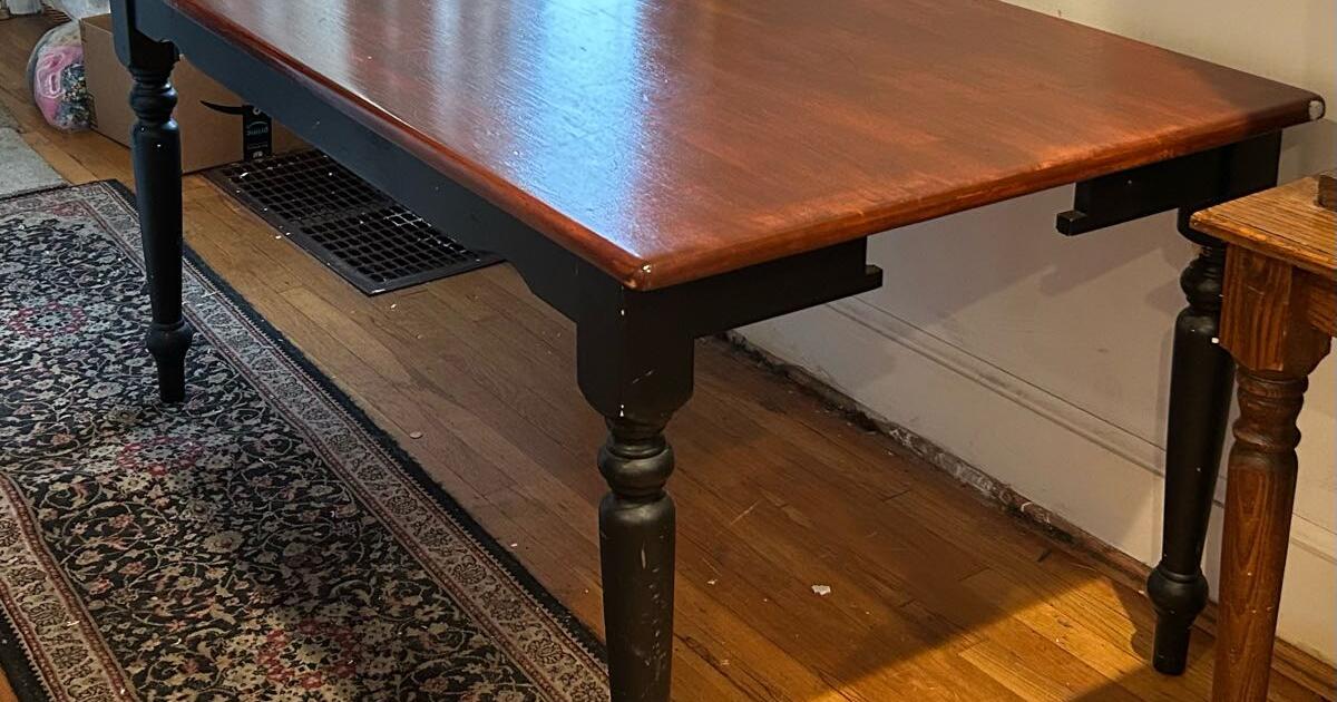 TABLE 2 ft tall, top measures 35&1/2” by 60” for Free in Kansas City ...