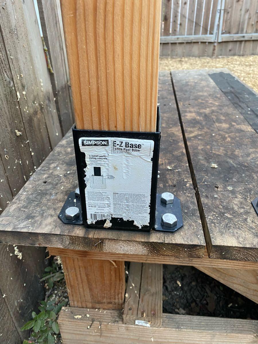 Simpson E-Z Base Fence Post Base for Free in Sacramento, CA | For Sale ...